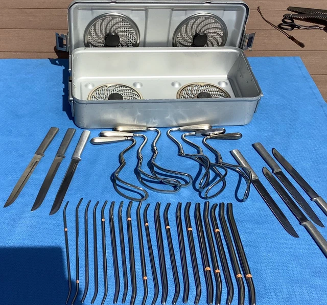 OBSTETRICAL GYNECOLOGY OBGYN Surgical Set with Sterilization Case $329. ...