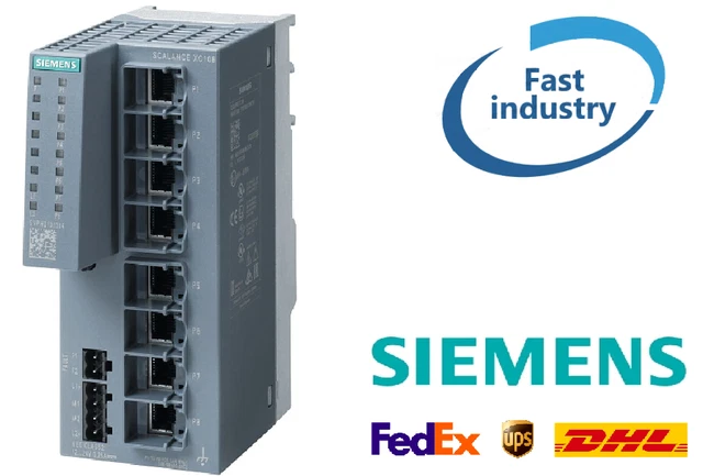 SIEMENS SCALANCE XC208 6Gk5208-0Ba00-2Ac2 Ethernet Switch Cpu 1500- New ...