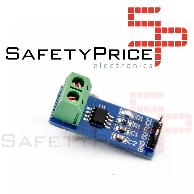 CAPTEUR DE COURANT ACS712 AC/DC 5A Arduino, intensité, hall ref 0195 ...