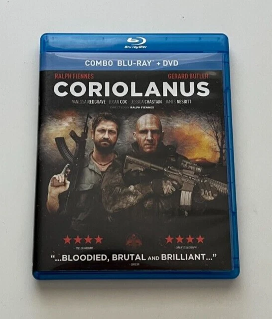 CORIOLANUS BLU-RAY + DVD Ralph Fiennes Gerard Butler $7.40 - PicClick CA