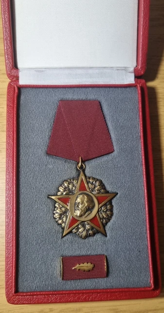 KARL MARX ORDEN DDR Orden NVA Auszeichnung Stasi Selten Gold Ostalgie ...