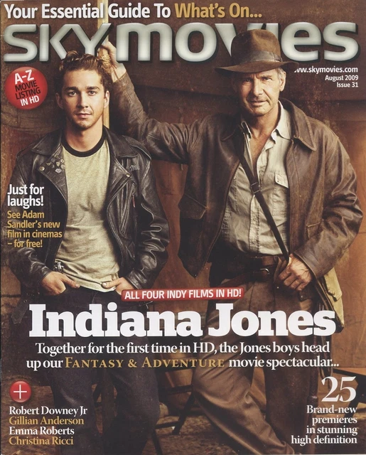 HARRISON FORD - CHRISTINA RICCI - Vintage British SKY Magazine August ...