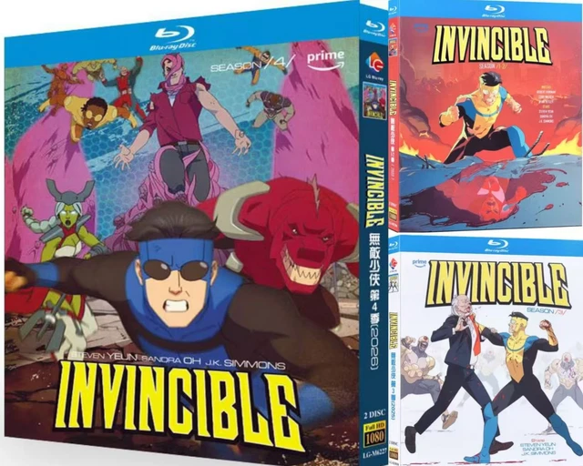 INVINCIBLE SEASON 1-4 (2026) 7 Disc Set New Sealed Box Set £46.50 ...