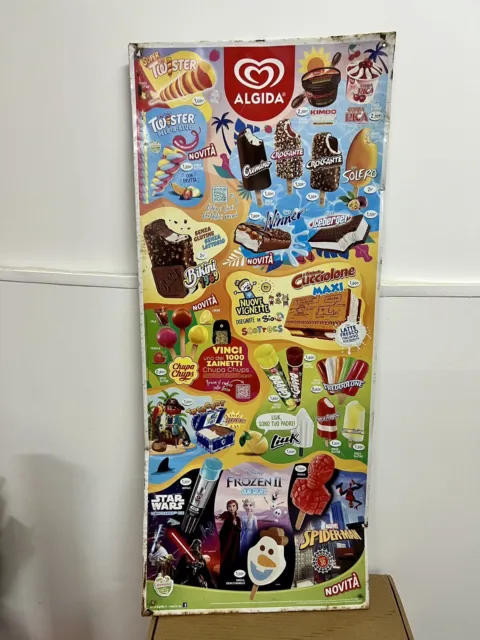 INSEGNA LATTA LISTINO prezzi vintage bar gelati Algida EUR 24,00 ...