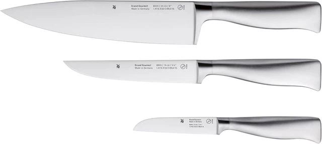 WMF GRAND GOURMET Messerset 3teilig, Made in Germany, 3 Messer ...
