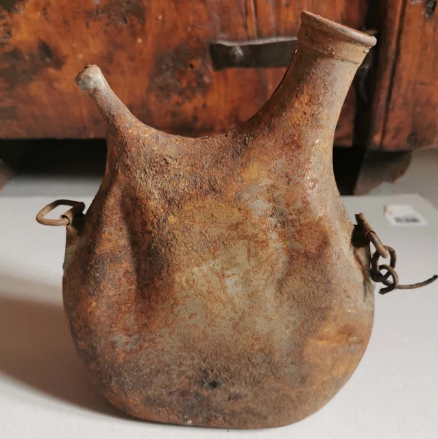 GOURDE BIDON MODÈLE 1877 2 LITRES? 14-18 POILU FRANCE ORIGINAL FRENCH ...