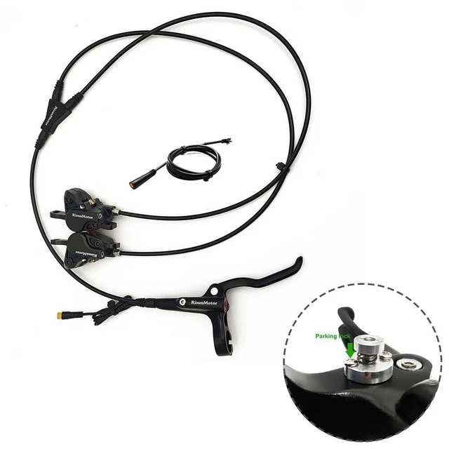 CUTTING DISC BRAKE set front with double calipers parking button ...