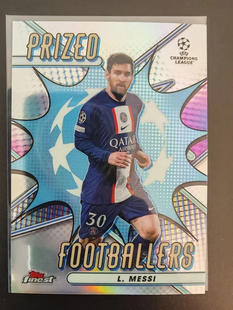 CARTE DE FOOT Topps Finest Lionel Messi PSG PRIZED EUR 8,00 - PicClick FR