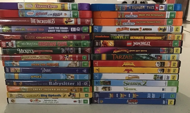 KIDS DVDS BULK Lot Assorted X 30 $30.00 - PicClick AU