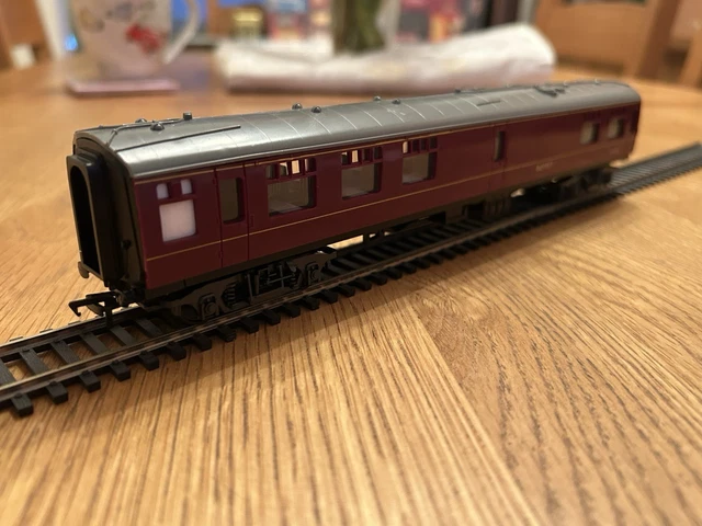 OO GAUGE TTR BR Maroon Buffet Coach M1820 - Complete - Unboxed VGC £10. ...