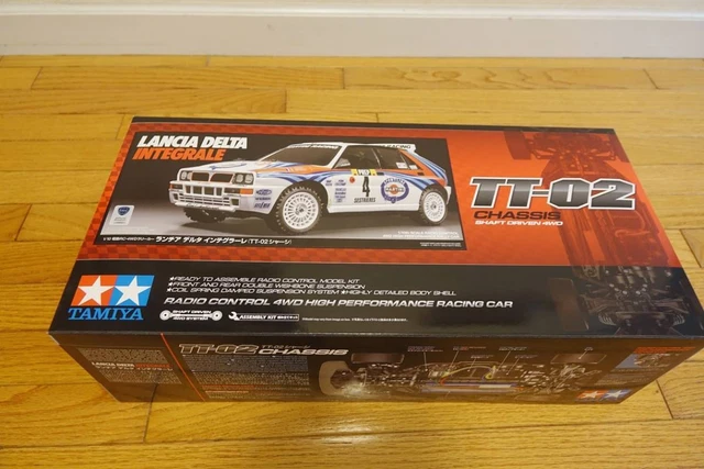 LANCIA DELTA INTEGRALE Tt-02 Telaio Tamiya 1/10 4Wd Rally Auto EUR 220 ...