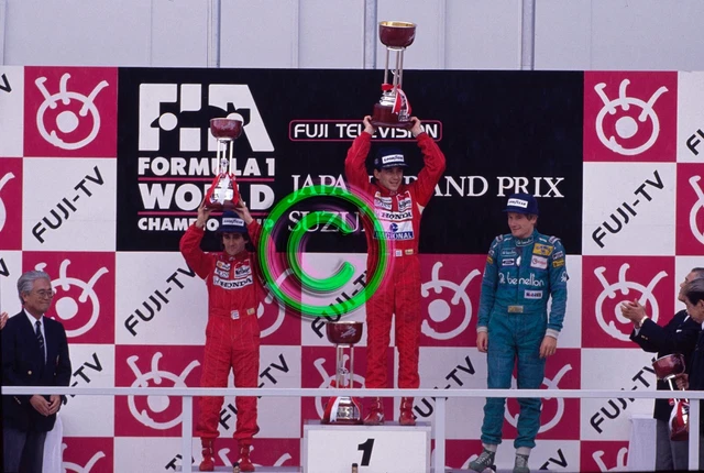 RACING ORIGINAL 35MM Slide F1 Ayrton Senna, Alain Prost 1988 Japan ...