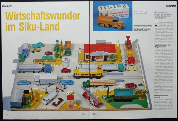 SIKU-DIE ANFÄNGE DER Kunststoffmodelle...ein Modellbericht #9305m EUR 2 ...