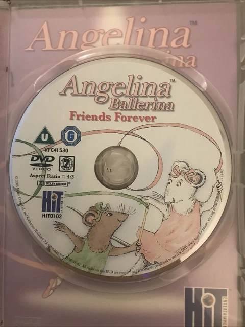 ANGELINA BALLERINA: FRIENDS Forever DVD *4 LOVELY EPISODES* Reg 2 UK £2 ...