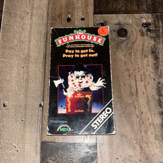VINTAGE MCA VHS The Fun House (1981) 1984 première sortie rare EUR 122 ...