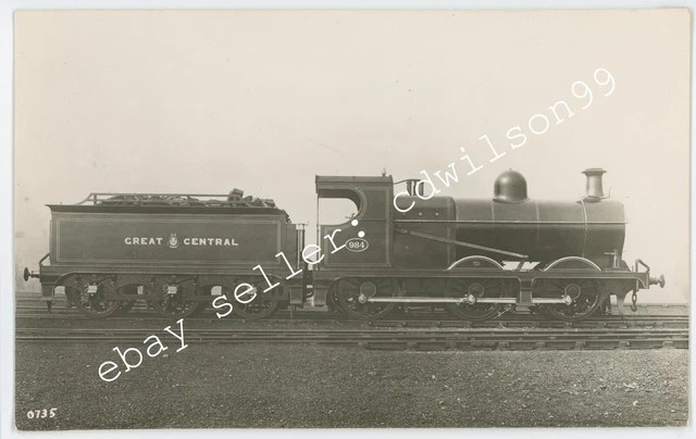 GCR NO. 984 0-6-0 Loco Postcard - Great Central Railway - Lot Z8929 £1. ...