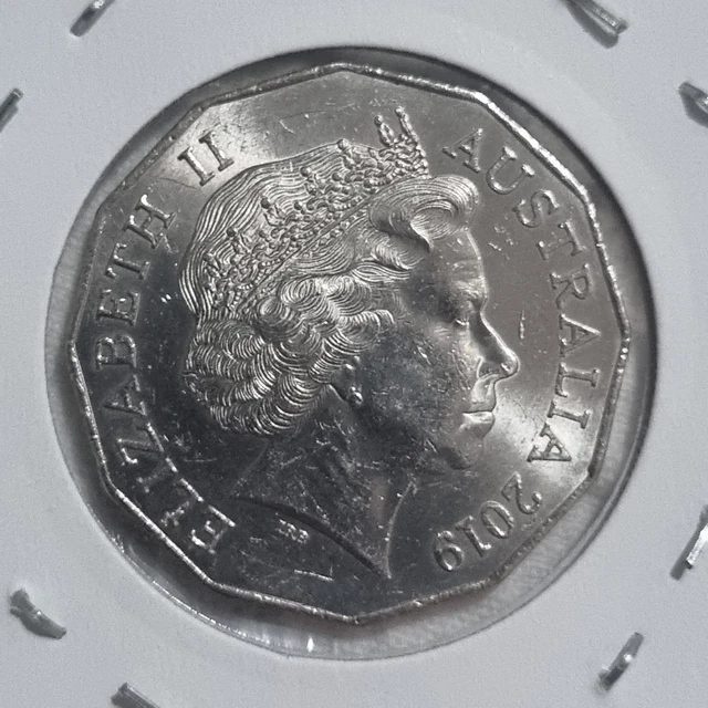 2019 50 CENT Coin - Indigenous Languages - Uncirculated In a 2x2 Holder ...