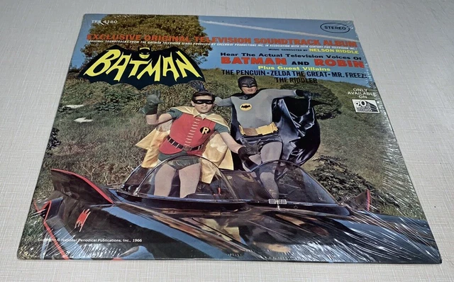 BATMAN SOUNDTRACK 1966 Nelson Riddle 20th Century Fox Records TFS 4180 ...