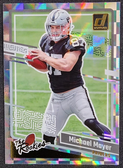 2023 DONRUSS MICHAEL Mayer The Rookies #13 Las Vegas Raiders RC EUR 3,71 - PicClick IT