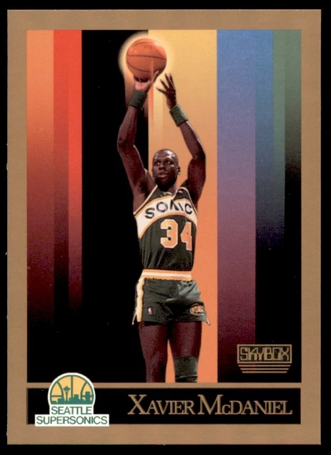 1990-91 SKYBOX XAVIER McDaniel Seattle SuperSonics #269 EUR 2,21 ...
