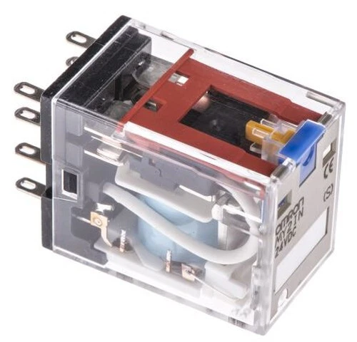 2 X OMRON MY2IN 24DCS DPDT Non-Latching Relay Plug In, 24VDC £22.95 ...