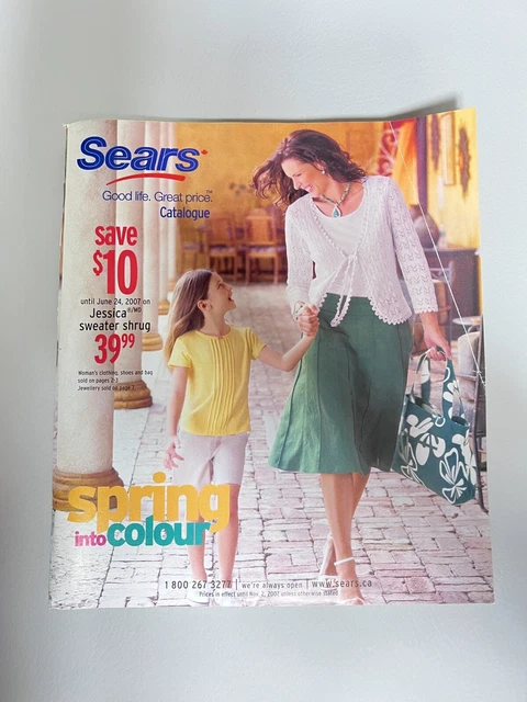 VINTAGE 2007 SEARS Spring Into Colours Catalog Fashion $32.75 - PicClick CA