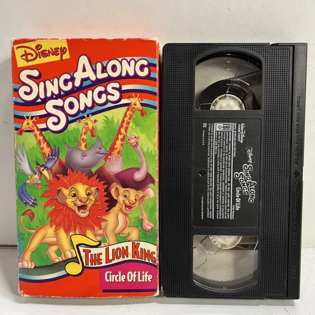 DISNEYS SING ALONG Songs - The Lion King: Circle of Life (VHS, 1994 ...