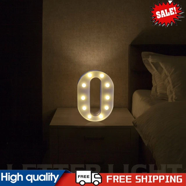 ALPHABET LETTER LED Marquee Sign Lamp Wedding Party Decor Night Light ...