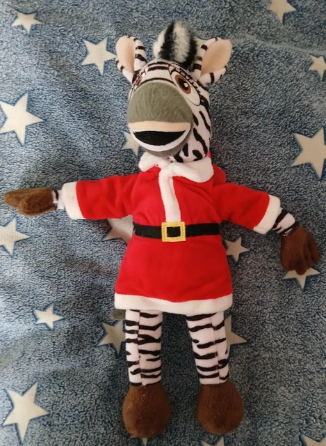 PONTINS ZENA THE Zebra Christmas Outfit Soft Toy The Croc Crew Xmas ...