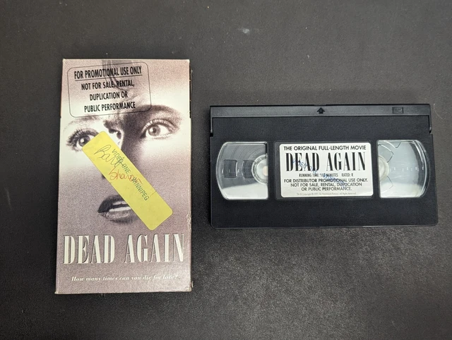 COPIE ÉCRAN VHS Dead Again Paramount Kenneth Branagh Emma Thompson EUR ...