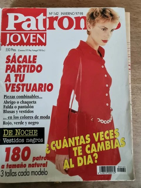 MAGAZINE REVISTA Patrones Mode Jeune Hiver 1997/98 N° 142 180 Patrons ...