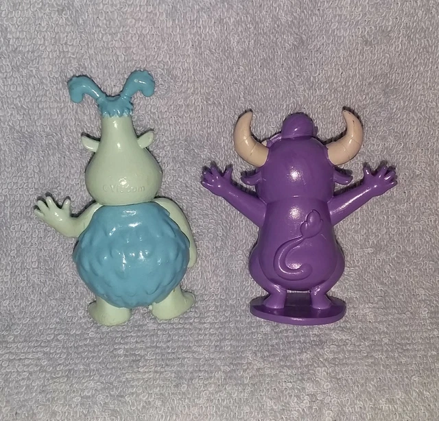 2 PVC MONSTER Figures 2.5",Purple/Blue,Viacom,Nickelodeon Nick Jr,Cake ...