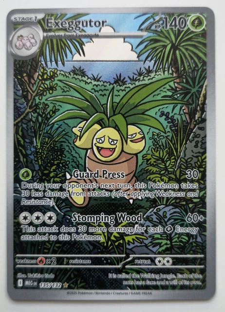 💥EXEGGUTOR - 135/132 - IR - Mega Evolution - Pokemon TCG $16.99 ...