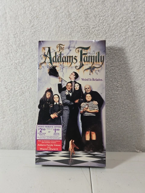 THE ADDAMS FAMILY (VHS, 1992) McDonald's Released New Factory Sealed ...