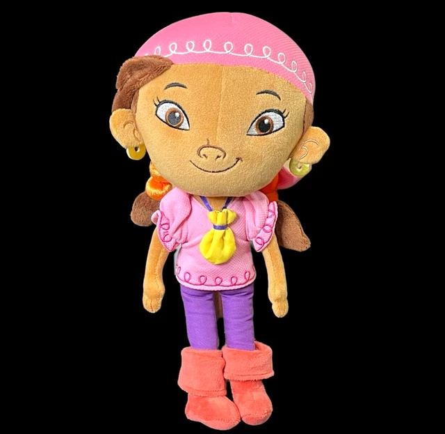 DISNEY JAKE AND the Neverland Pirates Izzy Doll 12" Tall Plush Toy £3. ...