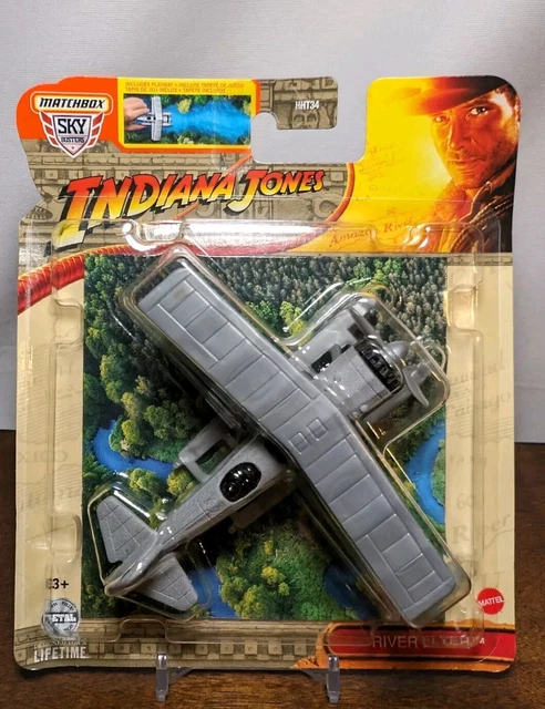 MATCHBOX SKY BUSTERS Indiana Jones RIVER FLYER Plane 2023 Mattel NEW £7 ...