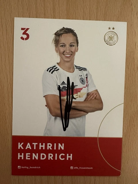 AUTOGRAMM KATHRIN HENDRICH (2) Frauen Fussball Em 2025 Schweiz EUR 1,99 - PicClick DE