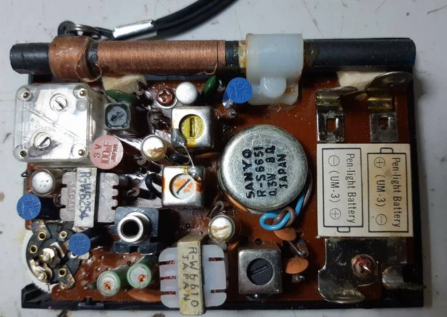 RADIOLINA ANNI 60 Vintage Sanyo funzionante EUR 15,00 - PicClick IT