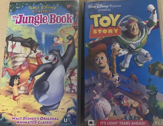 WALT DISNEY VIDEOS VHS Toy Story And Jungle Book X2 EUR 4,66 - PicClick IT