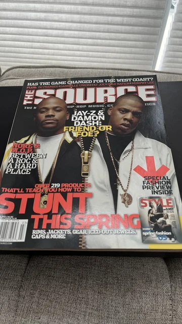 THE SOURCE MAGAZINE Issue # 185 March 2005 Jay Z Dame Dash $49.00 ...