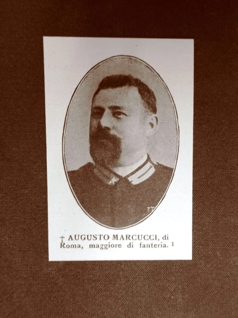 WW1 PRIMA GUERRA mondiale 1914-1918 Caduto Augusto Marcucci di Roma EUR ...