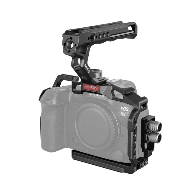 SMALLRIG HANDHELD CAGE Kit Top Handle/Cable Clamp for Canon EOS R5/R6 ...