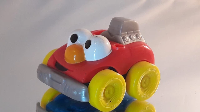 ELMO RACE CAR Sesame Street - Mattel - Red EUR 4,00 - PicClick DE