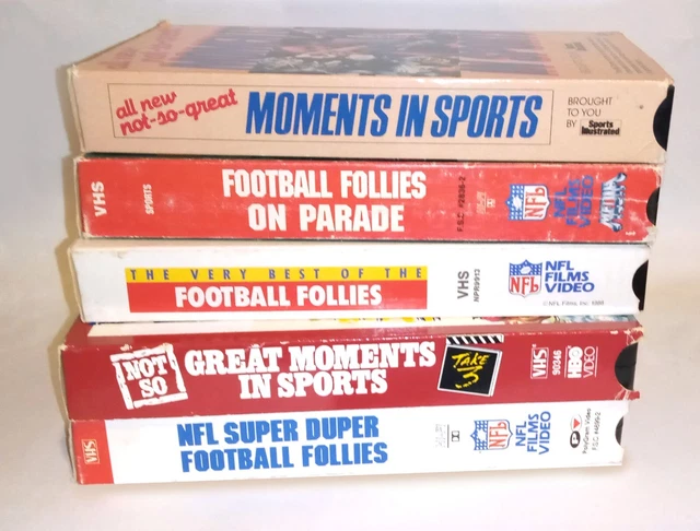 5 FOOTBALL - Follies, Moments, VHS Tapes Used £5.58 - PicClick UK