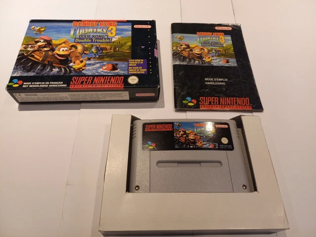 JEU DONKEY KONG Country 3 Dk3 Snes Super Nintendo complet en boite FAH ...