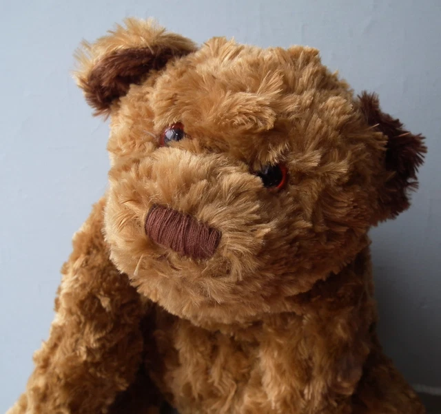 TEDDY BEAR ADOPTIONS Limited UK fake fur bear soft toy golden beige £19 ...