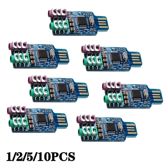 CM108 USB SOUND Card Module Drive Free Laptop Computer External Sound ...