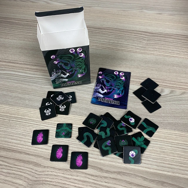 MICRO MEDUSA COMPLETE Tile Laying Board Game Greek Mythology Fantasy £9 ...