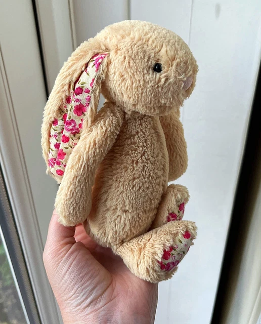 JELLYCAT SMALL BASHFUL Honey Blossom Bunny £21.51 - PicClick UK