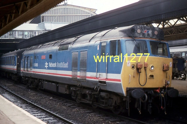 6X4 COLOUR RAILWAY photograph Class 50 50050 at Paddington 04.89 £1.00 ...